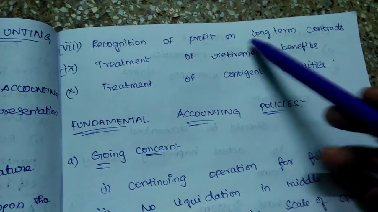 ACCOUNTING STANDARD-1(disclosure of accounting policies) - YouTube
