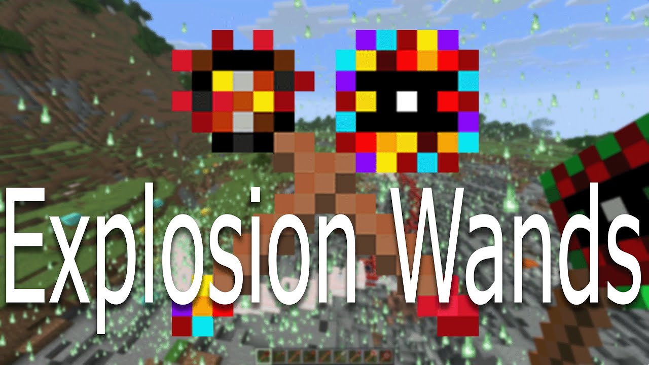 [Minecraft Mod Showcase] Explosion Wands! (1.21.11) - YouTube