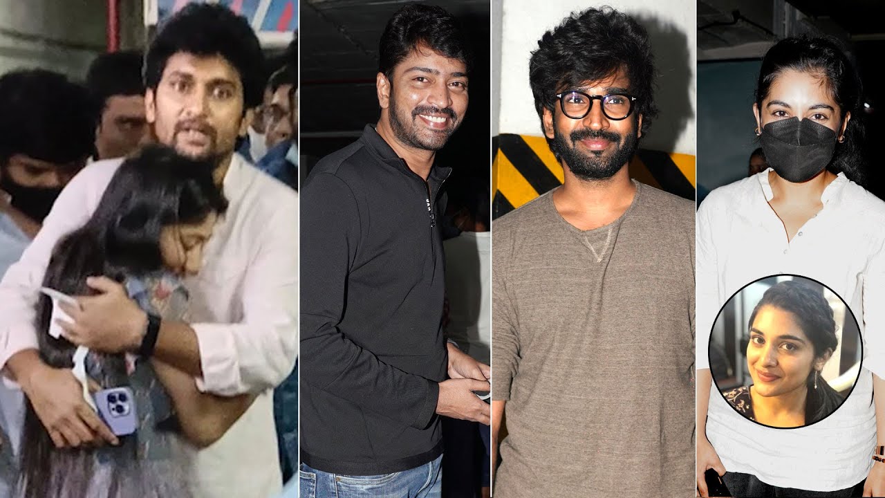 Allari Naresh, Aadi and Nivetha Thomas Reaction After Watching Shyam ...