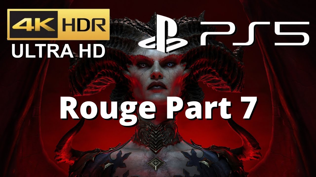Diablo 4 Rouge Part 7 Act 3 Damage time (PS5) [4K 60FPS HDR] Gameplay No Commentary MAIN STORY ...