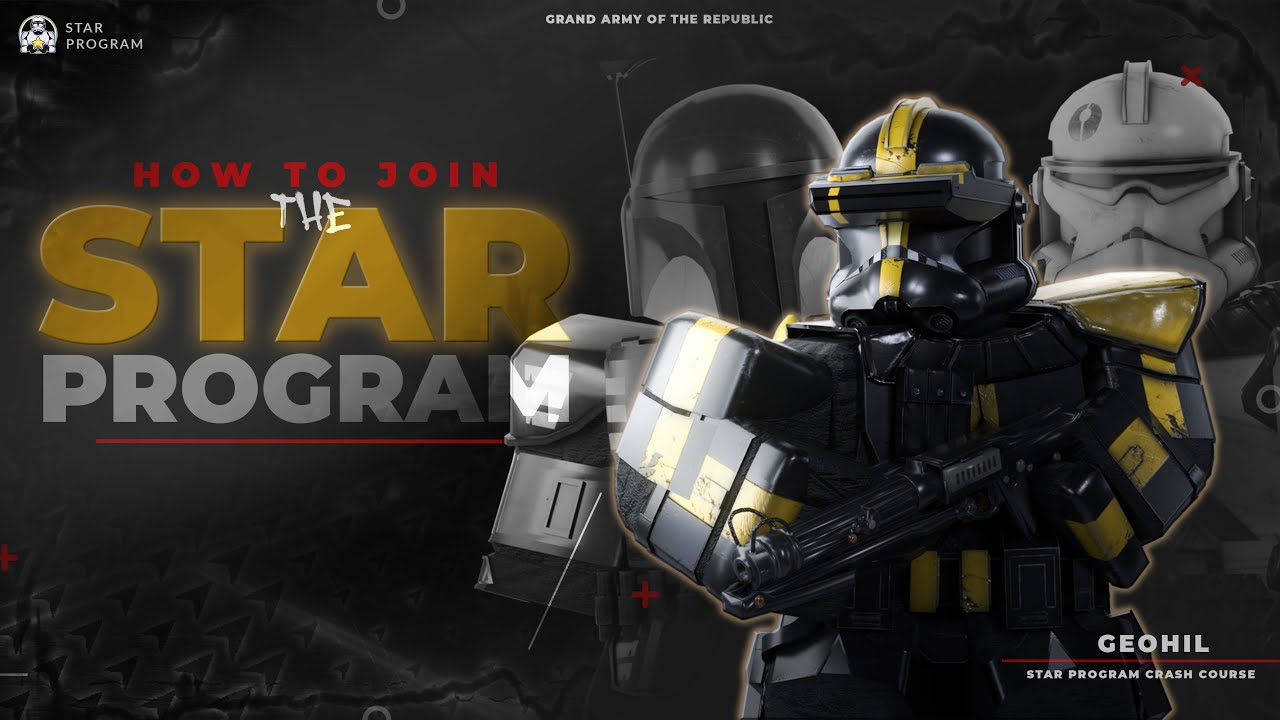 How to join the GAR STAR PROGRAM (Roblox Star Wars Roleplay) - YouTube