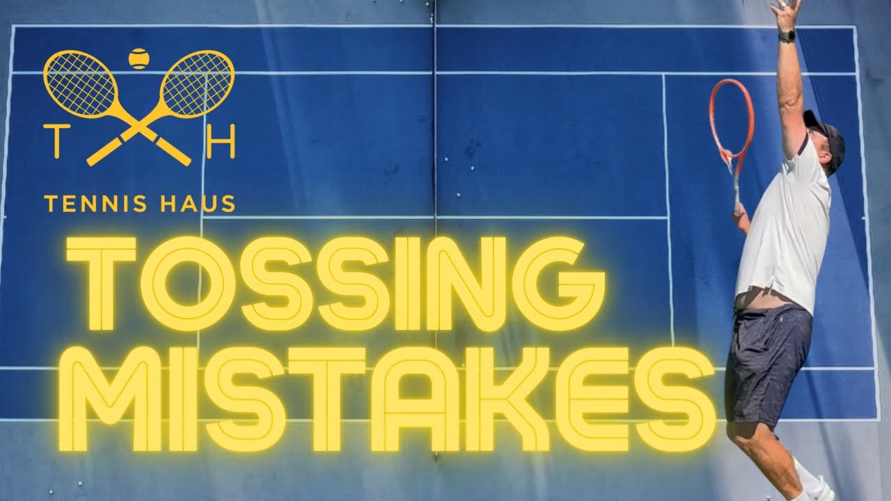 The tennis serve technique- How to toss the tennis ball - YouTube