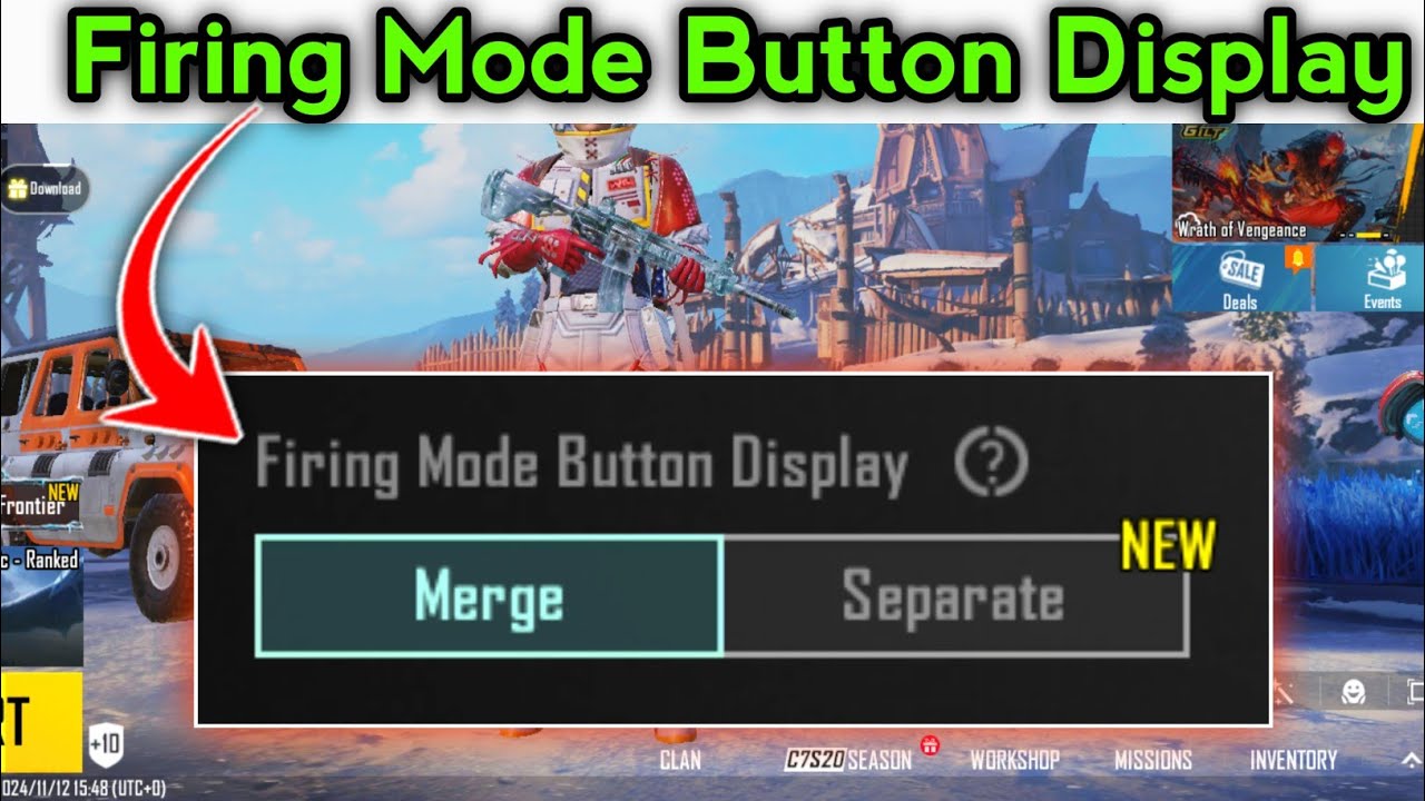 Firing Mode Button Display Pubg/Bgmi 3.5 update l firing mode button display merge/ separate ...