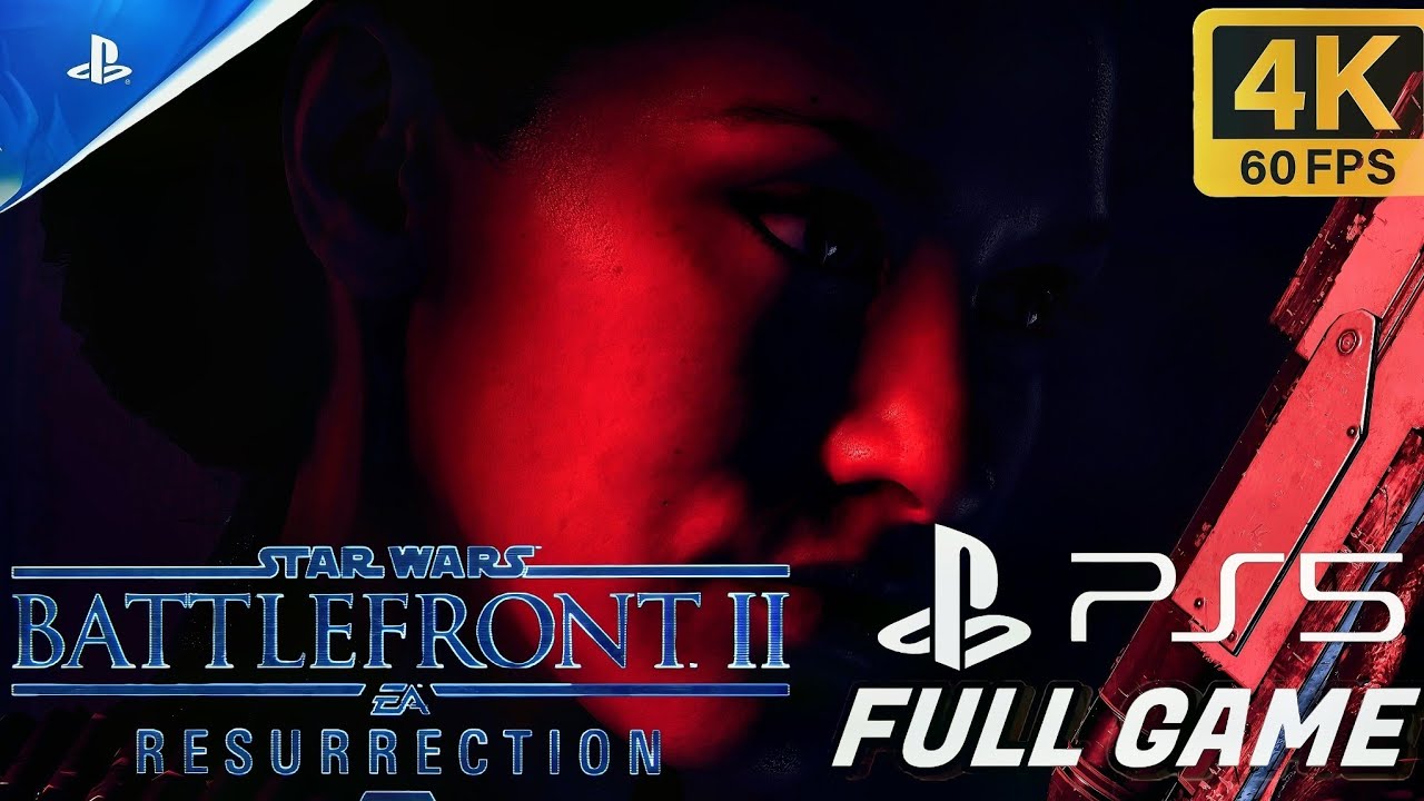 Resurrection DLC Star Wars Battlefront 2 PS5 Full Remastered Game play ...