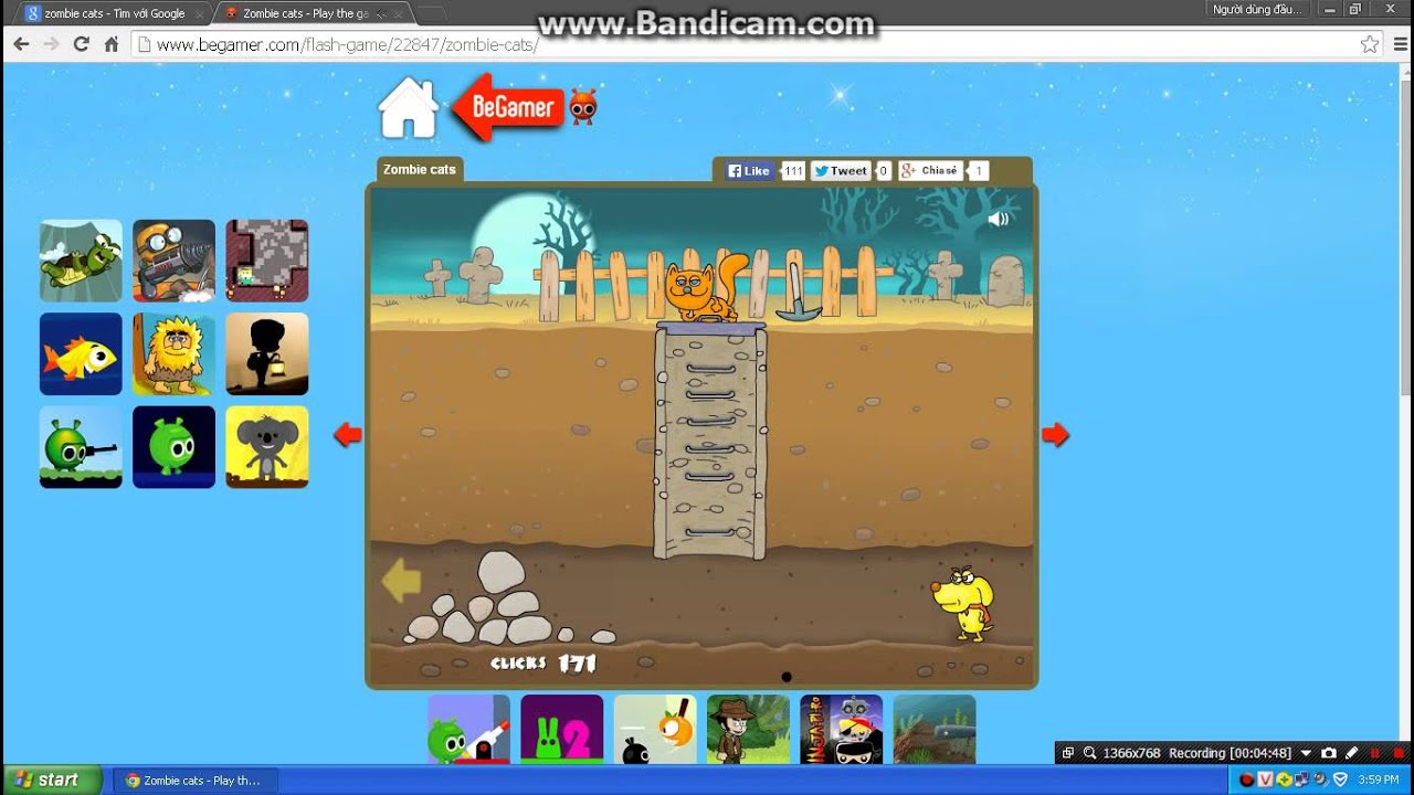 Zombie cats . Play Zombie cats at Fastgames - YouTube