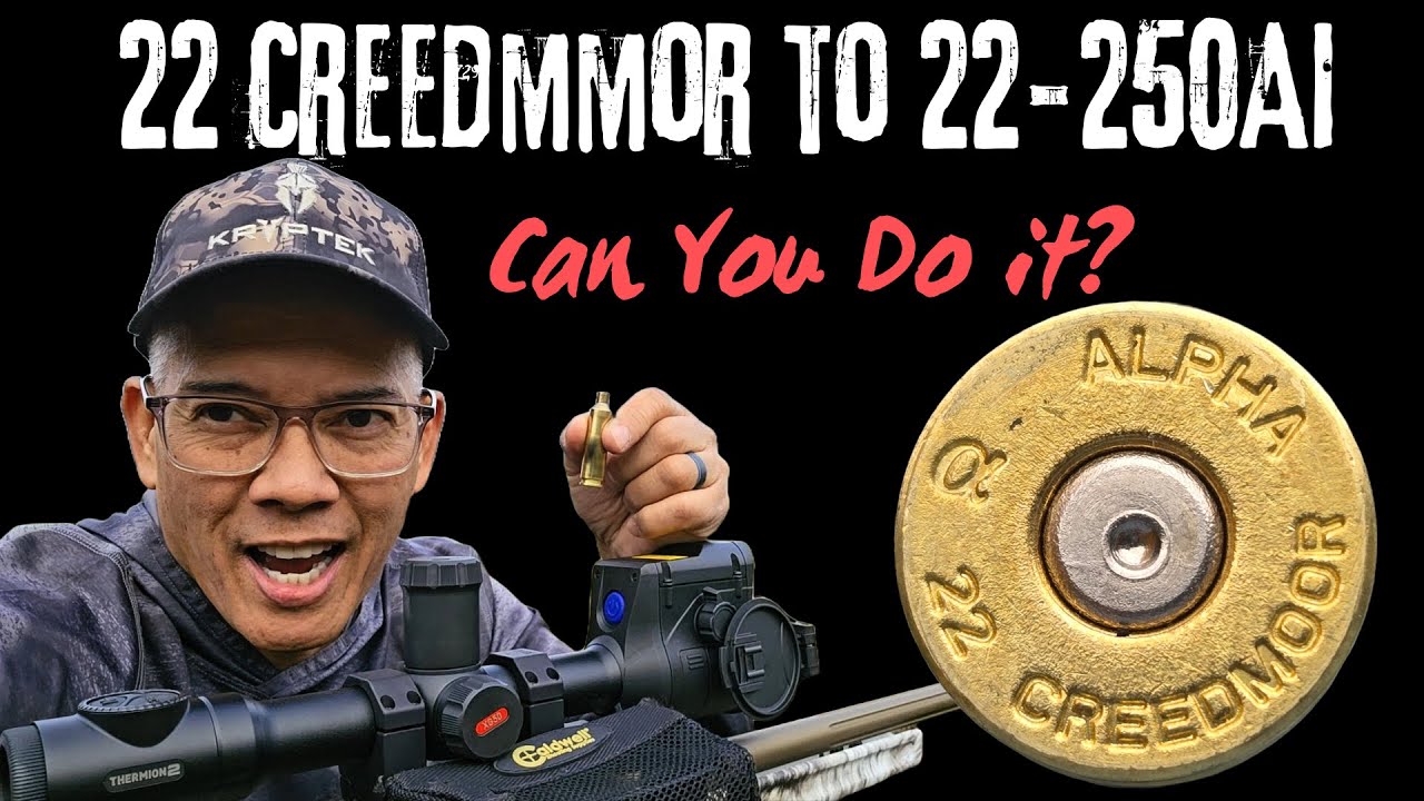 I Converted 22 Creedmoor to 22-250 AI I was Shocked | Eps 12 - YouTube