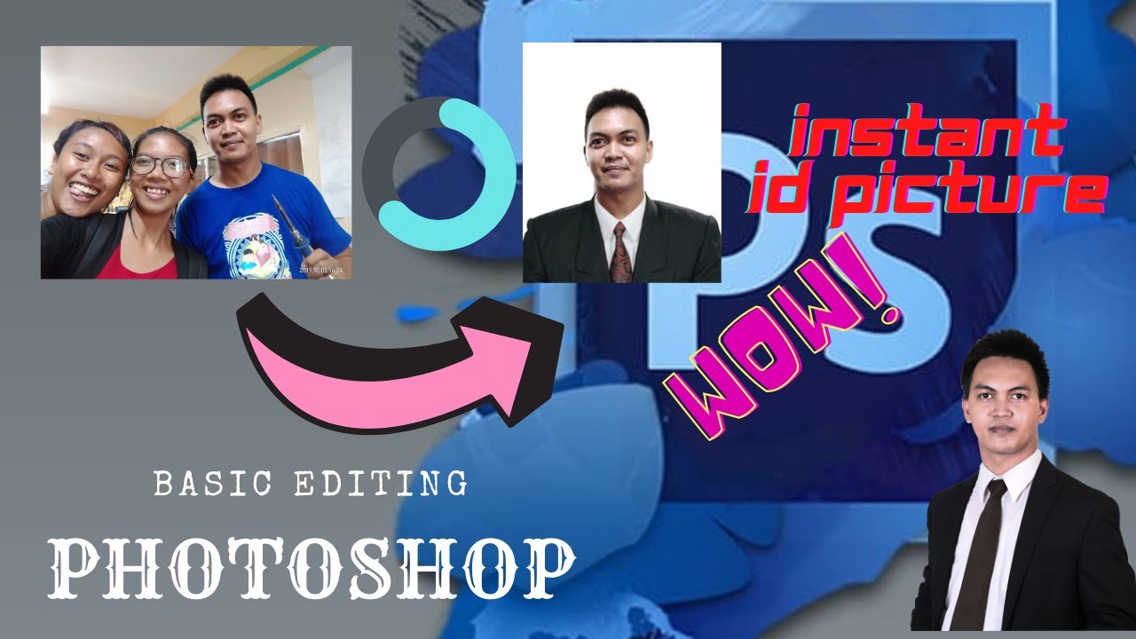 How to Edit Attire for ID's in Photoshop - YouTube