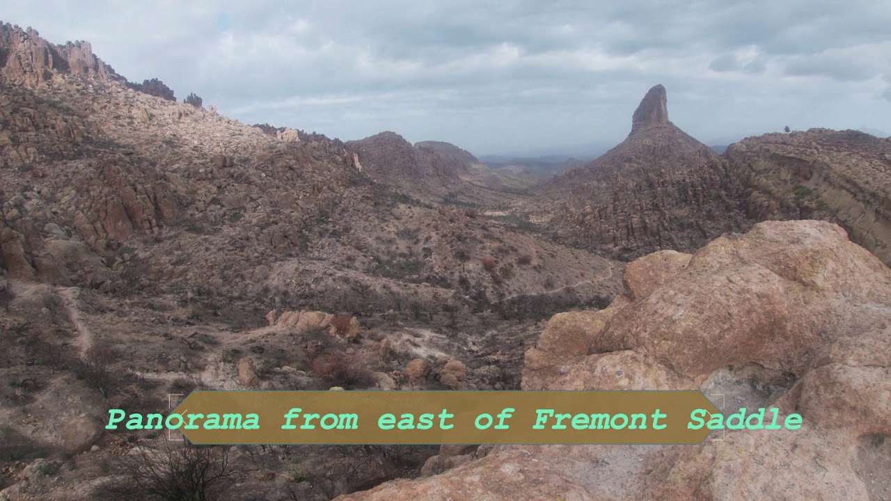 Superstition Fire - Fremont Saddle - Lone Pine Tree - Geronimo Cave ...