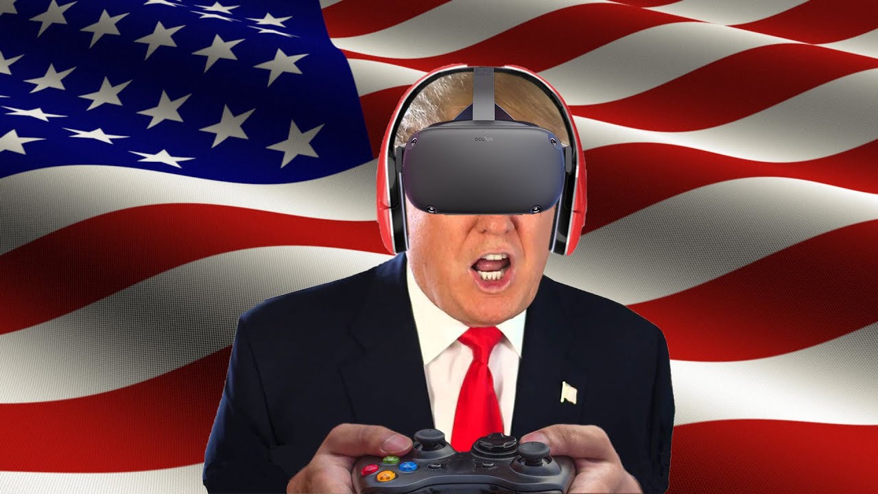 Donald Trump plays VR - YouTube