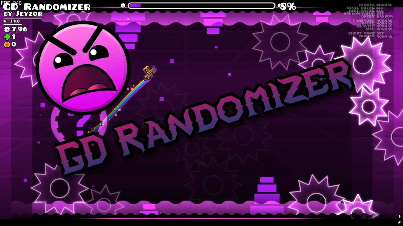Geometry Dash | GD Randomizer by Jeyzor - YouTube