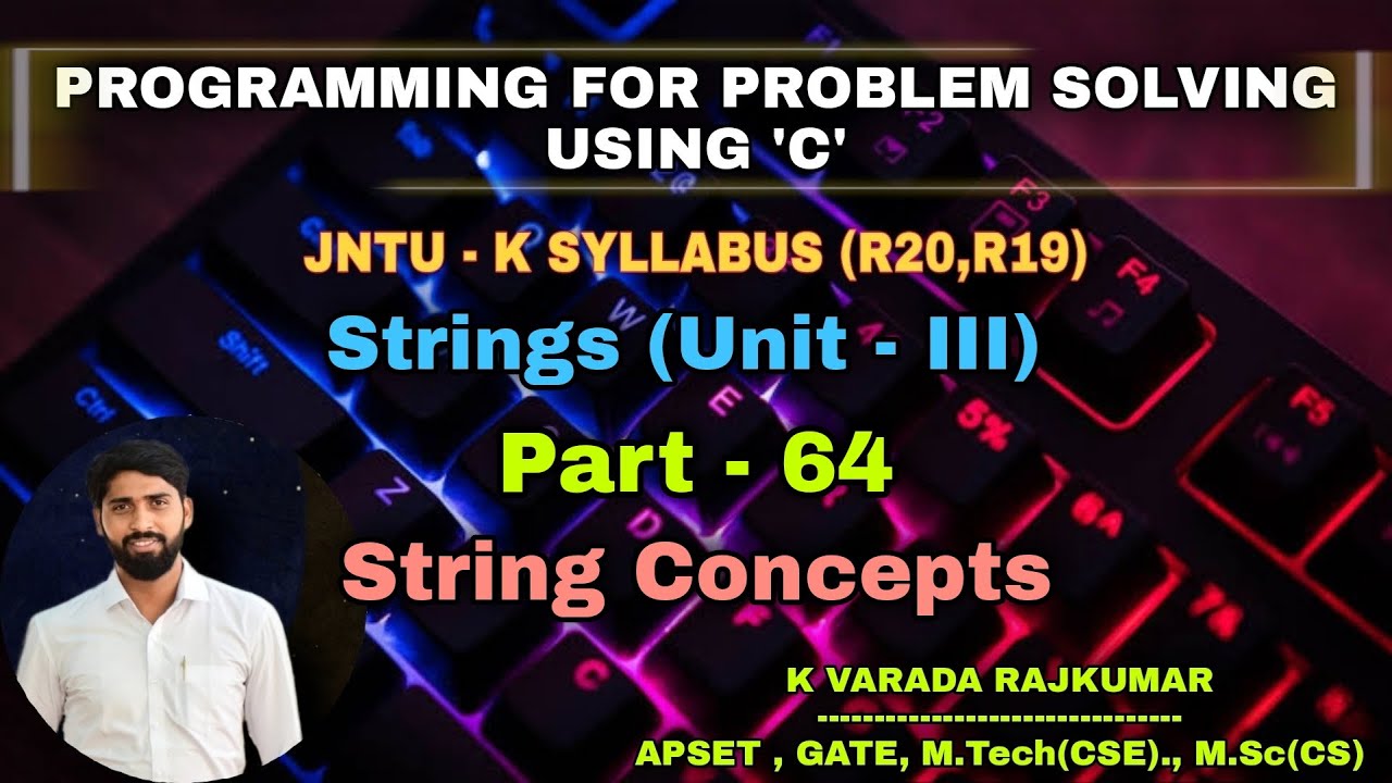 Part 64 String Concepts Strings Youtube