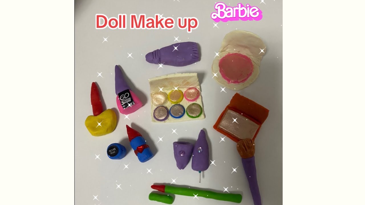 DIY & Craft Doll Makeup | How to Make it Miniature - YouTube