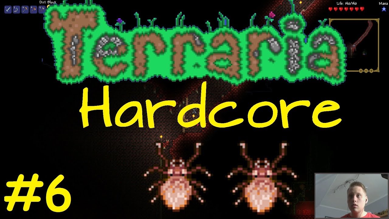 CRIMSON TERROR | Terraria Hardcore [Expert Mode] #6 - YouTube
