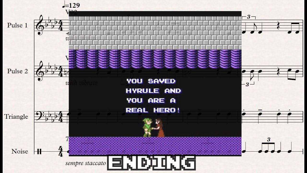 Ending - Zelda II: The Adventure of Link (NES, 1987) OST - Music ...