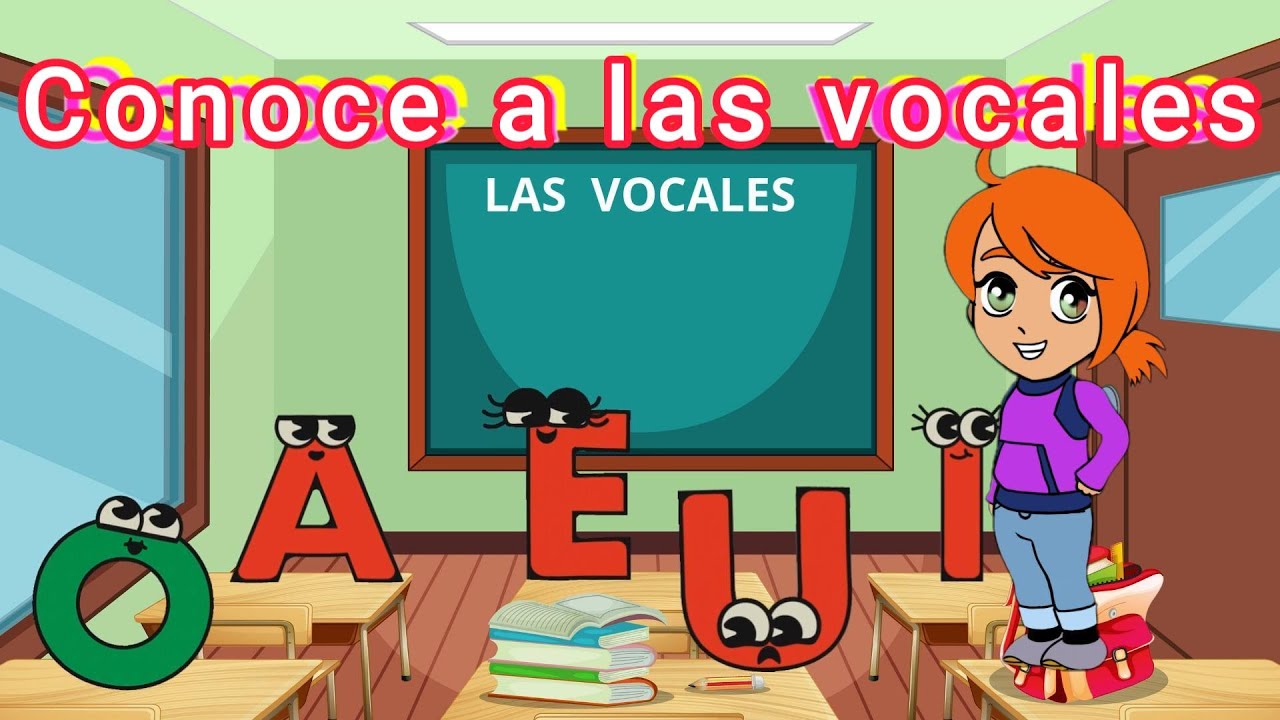 Aprende con la A E I O U. ¿Las Vocales divertidas! - YouTube