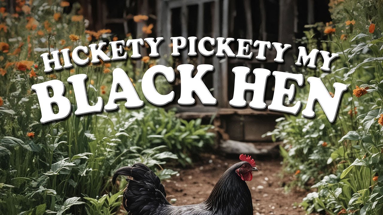 HICKETY PICKETY MY BLACK HEN | Nursery Rhyme - YouTube
