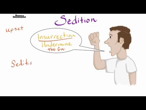 Sedition Definition for Kids