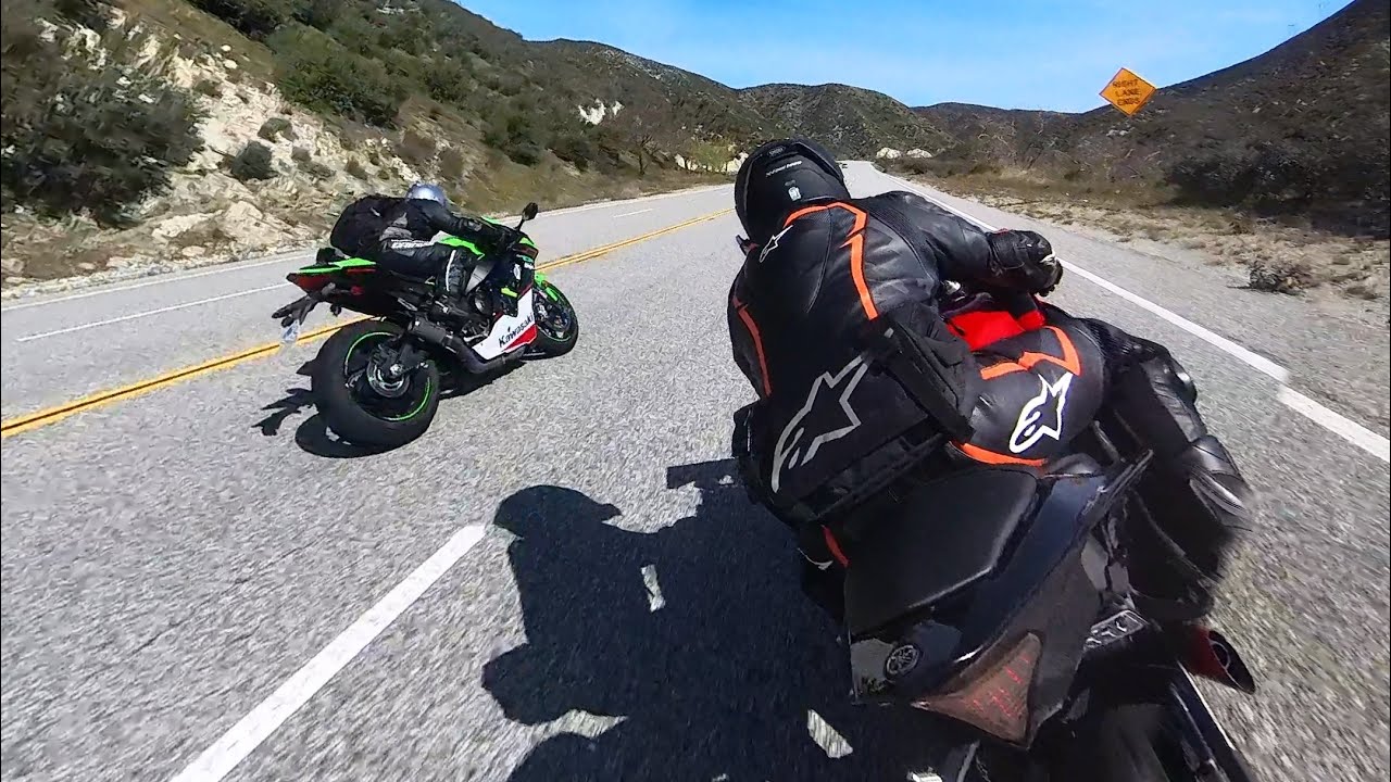 Yamaha R1 - BMW S1000RR - Kawasaki ZX10R | Speed Run Canyon 💨💨💨 4K Full ...