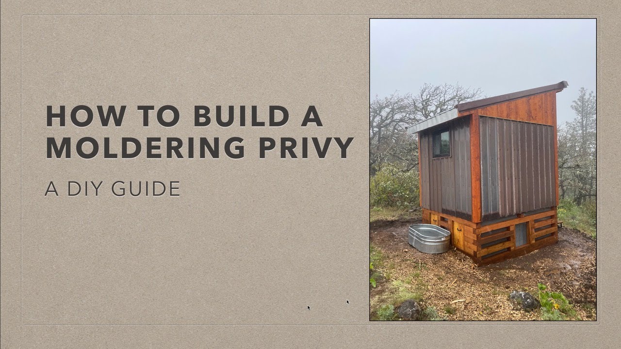 Off Grid Moldering Privy DIY Build - YouTube