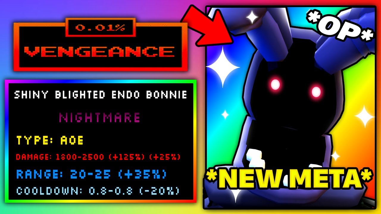 *NEW ENDLESS META* BLIGHTED ENDO BONNIE STOPS HEALTH REGEN ON ENEMIES ...