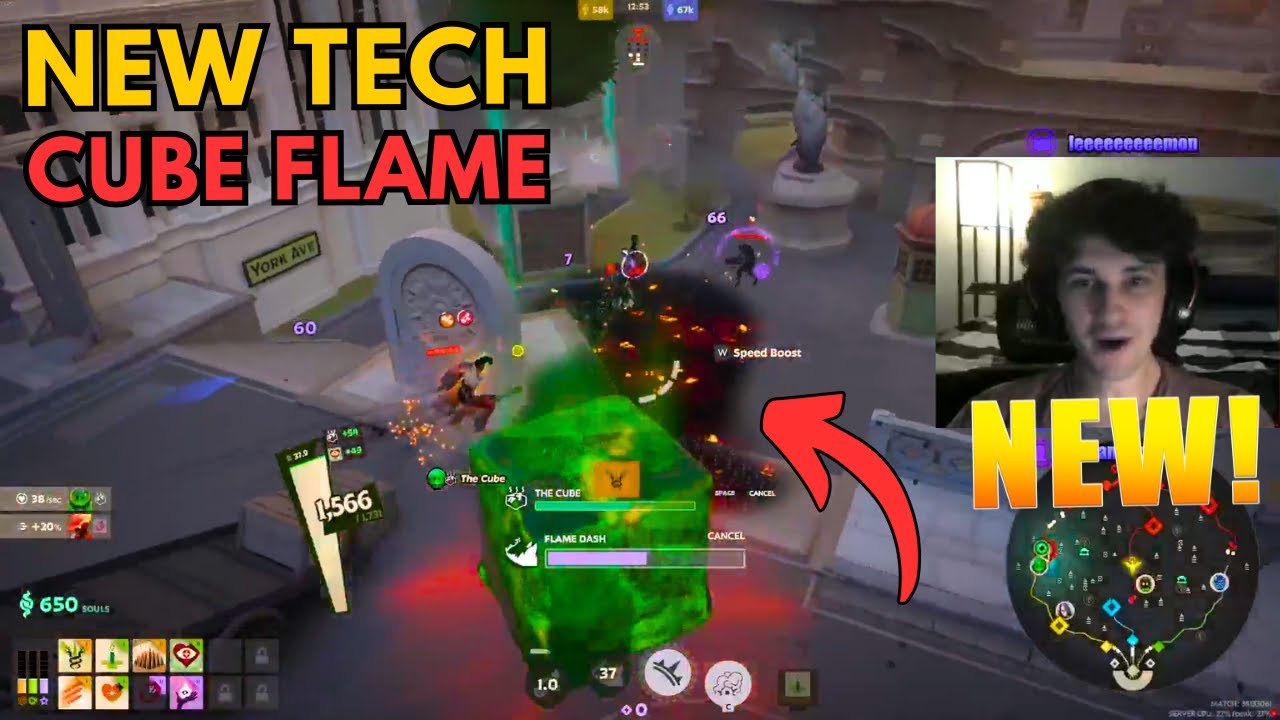 New Tech! Cube Flame Dash - Deadlock Highlight Ep 298 - YouTube