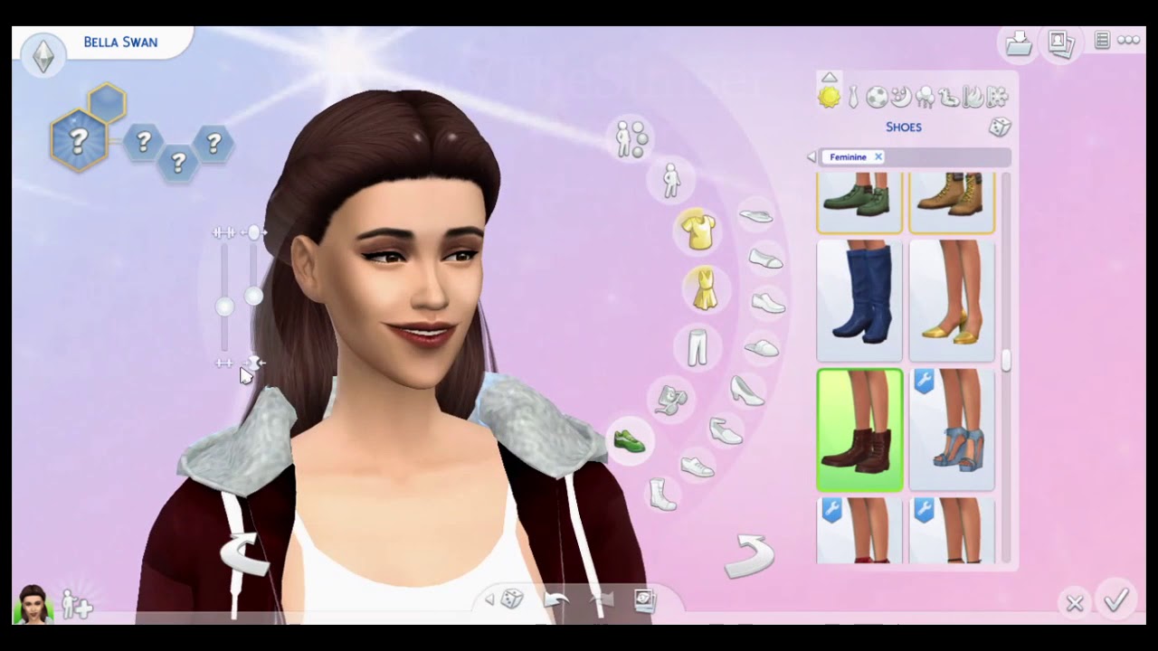 The Sims 4 | Bella Swan (Create-A-Sim) - YouTube