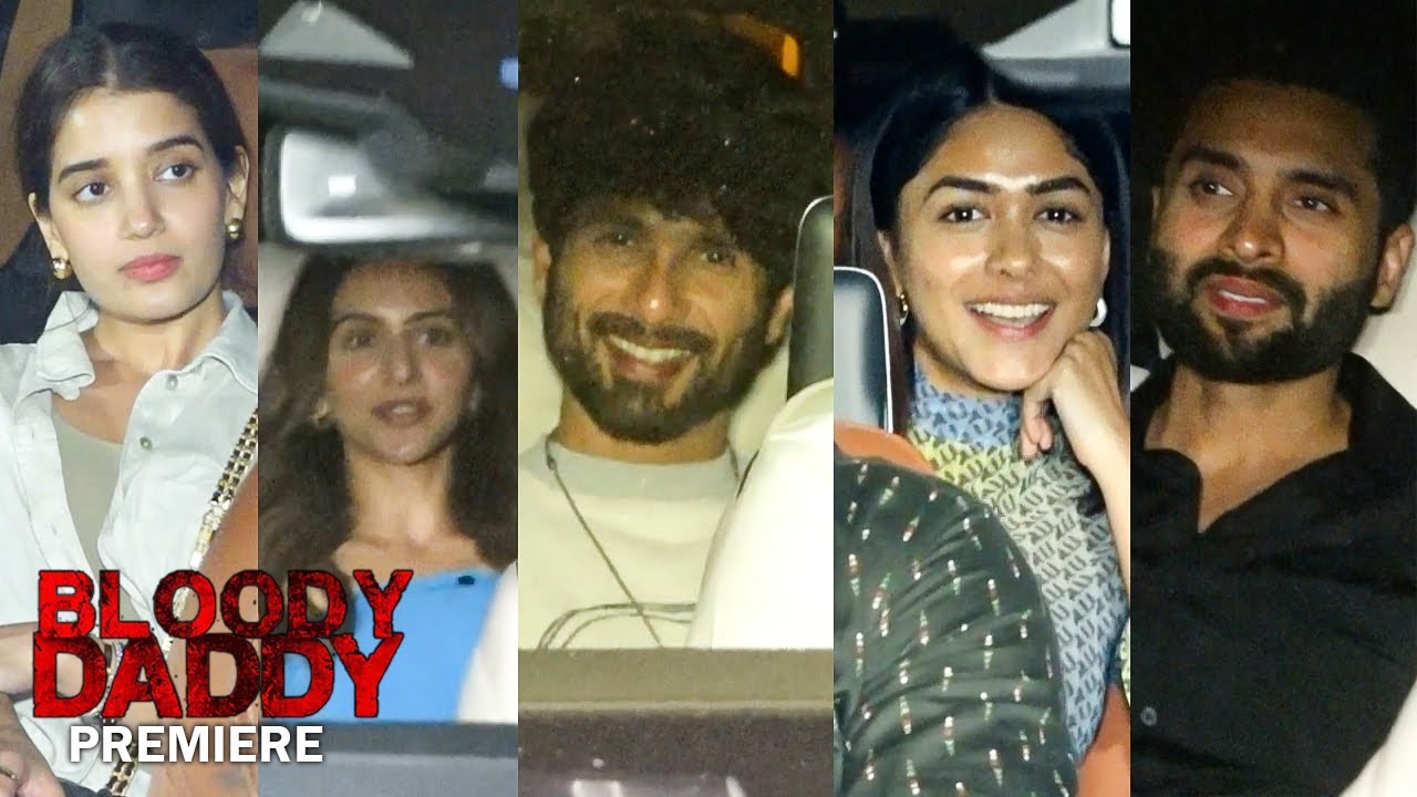 Bloody Daddy | Shahid Kapoor,Mira Rajput,Mrunal Thakur,Shivin Narang ...