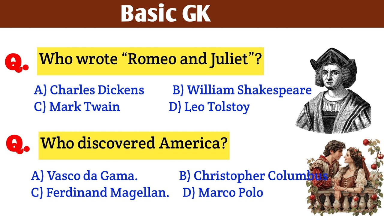 🧠 Basic GK Quiz🔥|| General Knowledge Questions & Answers || Test Your ...