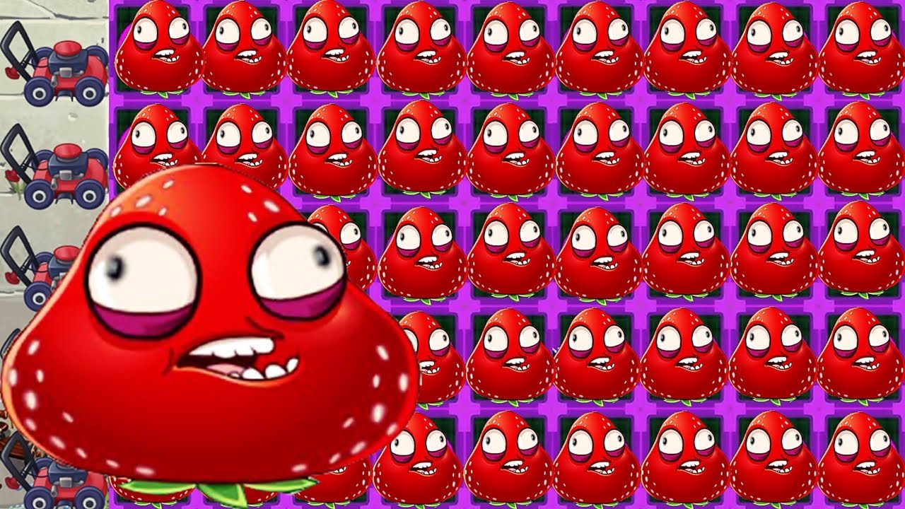Plants vs Zombies 2 Arena: Strawburst Pvz2 Max Level Power-up - YouTube