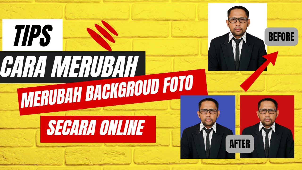 CARA MERUBAH BACkGROUND FOTO - YouTube