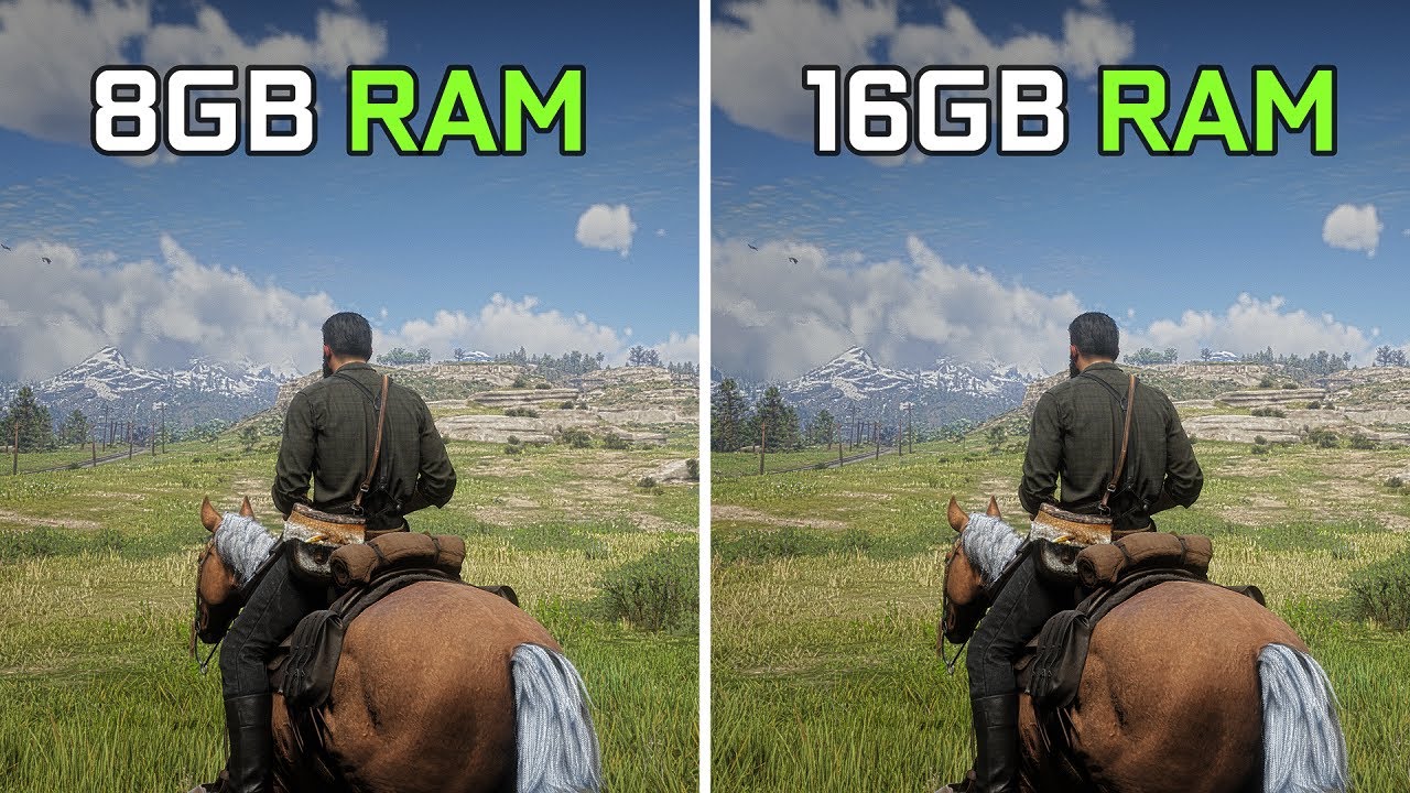 8GB RAM vs 16GB RAM | 12 Games Tested in 2024 | Side by Side Comparison ...