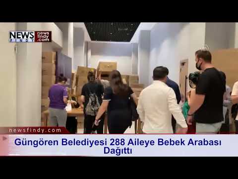 Güngören Belediyesi 288 Aileye Bebek Arabası Dağıttı
