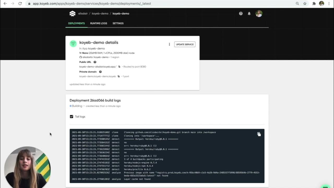 Continuous deployment with GitHub on Koyeb - YouTube