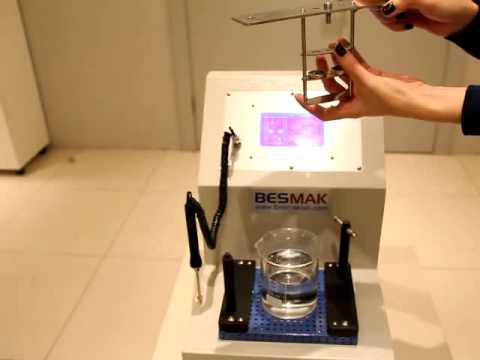 BESMAK - Auto Softening Point Apparatus (Ring&Ball) - YouTube
