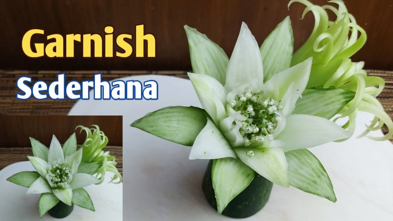 GARNISH TIMUN!! HIASAN TUMPENG CANTIK DAN MUDAH DIDAPATKAN//HOW TO MAKE ...