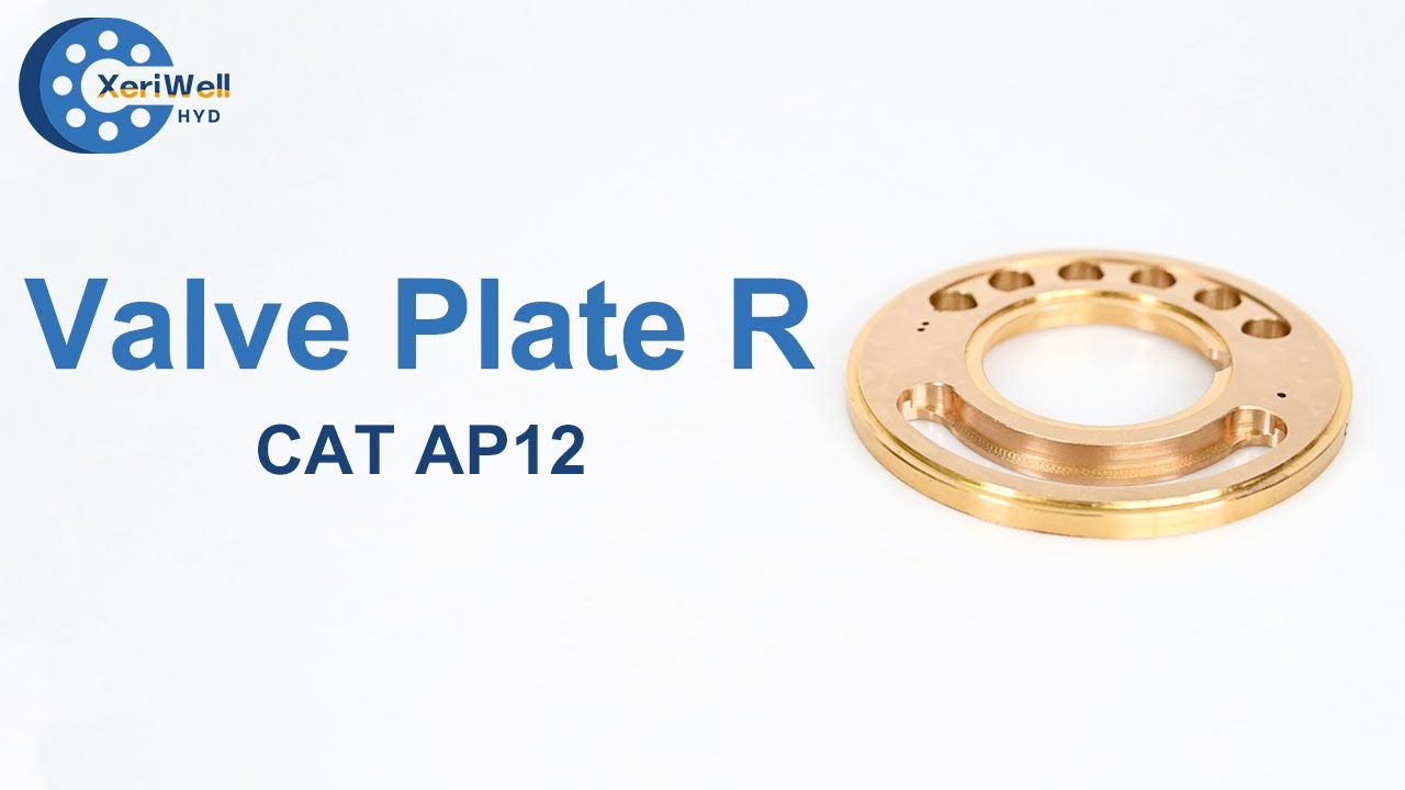 CAT AP12 Hydraulic Pump Spare Parts Valve Plate R - YouTube