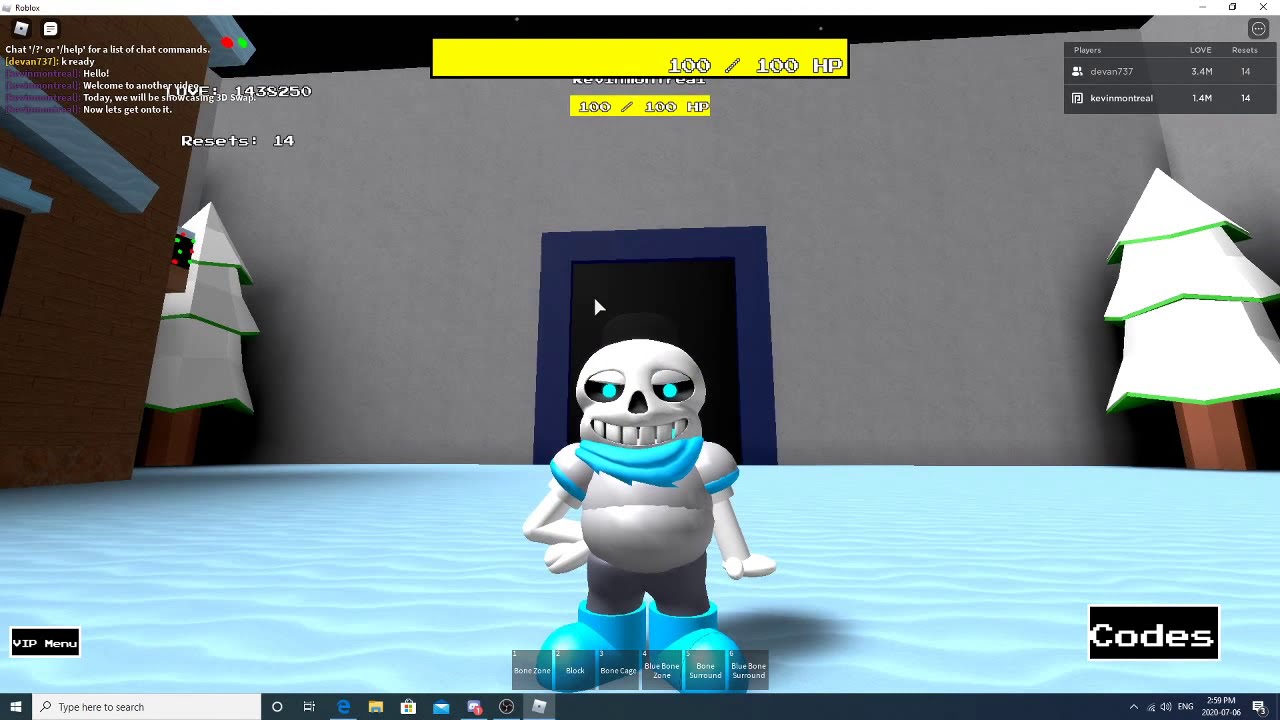 Roblox Sans Multiversal Battles 3D Swap Showcase. - YouTube