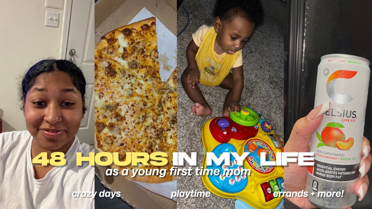 VLOG: 48 HOURS IN MY LIFE AS A YOUNG STAY AT HOME MOM ♡ - YouTube