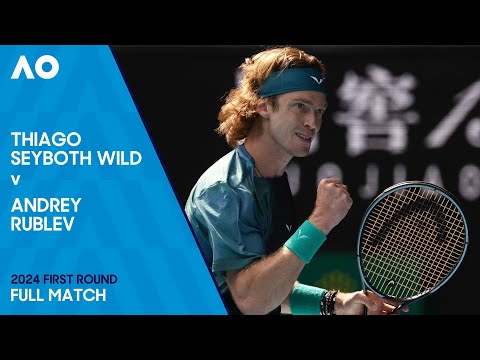 Thiago Seyboth Wild v Andrey Rublev Full Match | Australian Open 2024 First Round