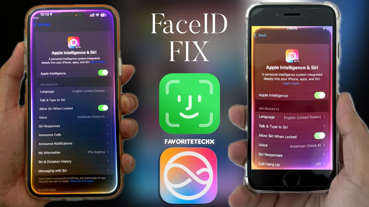 How to Fix FaceID after enable Apple intelligence using Nuggets 😮‍💨 ...