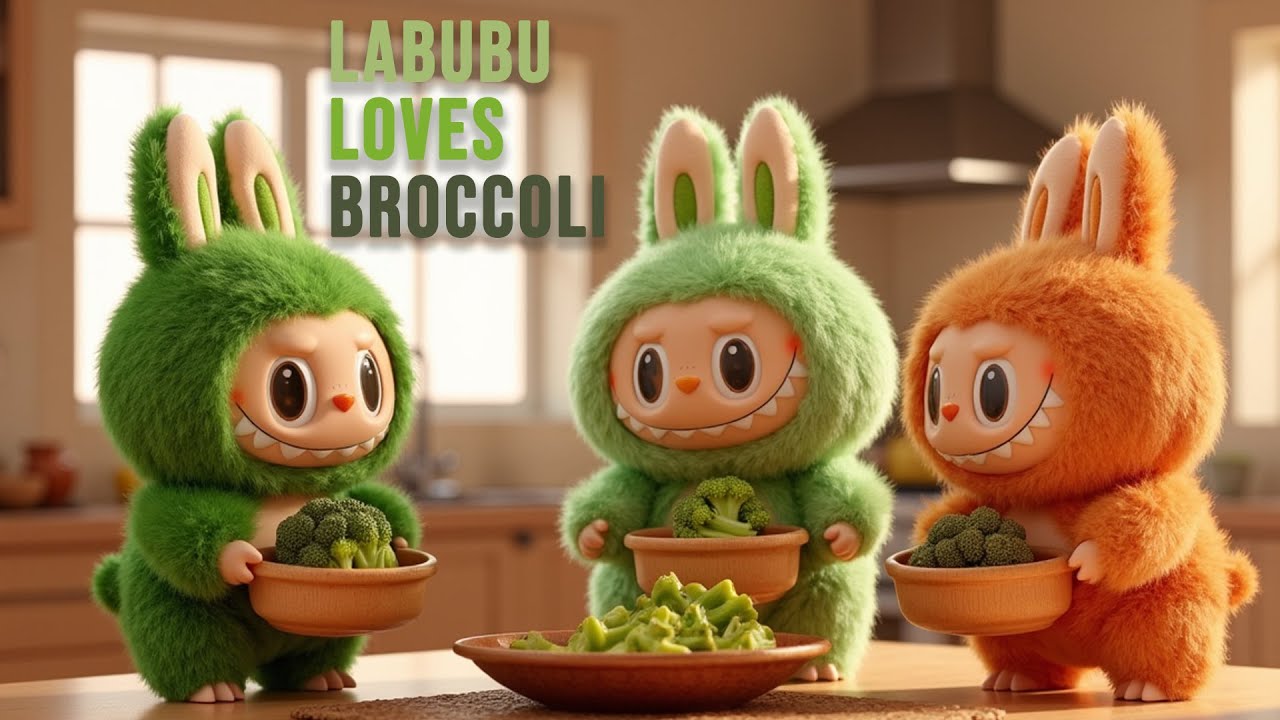 Labubu Loves Broccoli | Learning Food Song | Kids Songs & Nursery ...