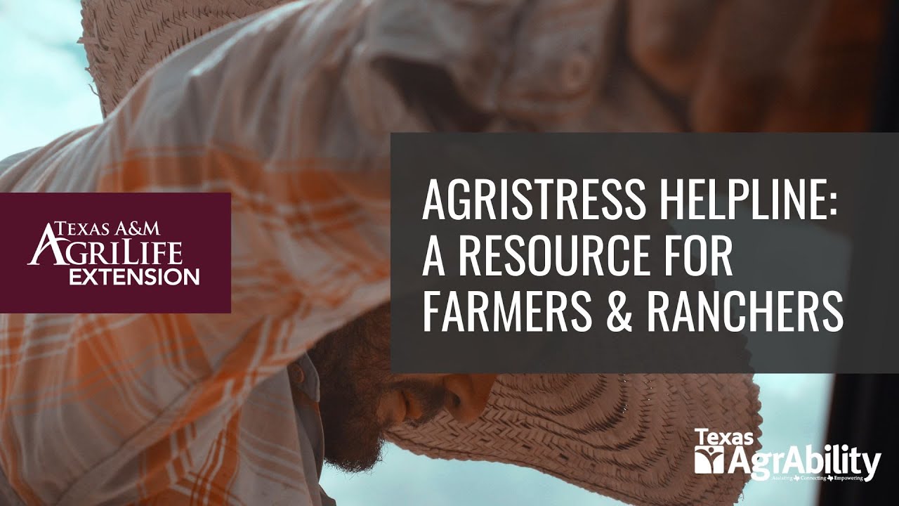 AgriStress Helpline: A Resource for Farmers & Ranchers - YouTube