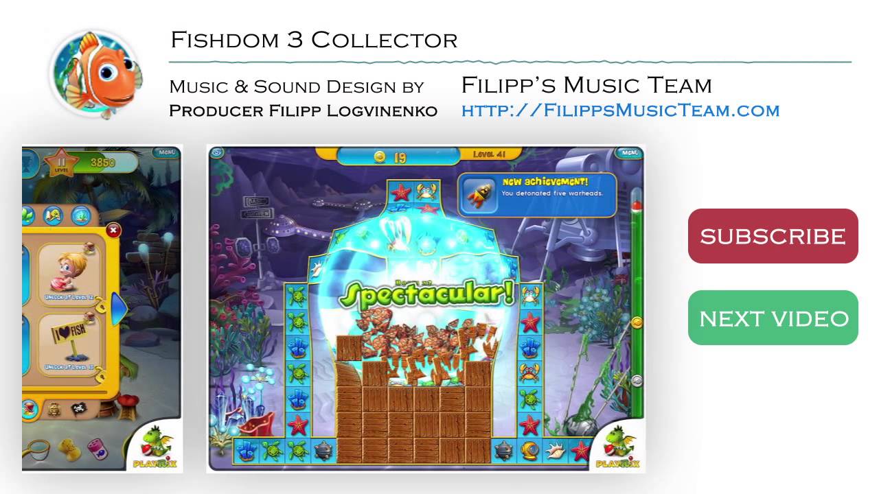 Fishdom 3 Collector | Theme Music | SoundTrack | OST - YouTube