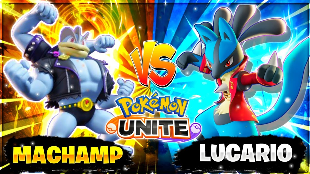 Lucario Vs Machamp In Pokemon Unite || Which Is Better?? || Fancy ...