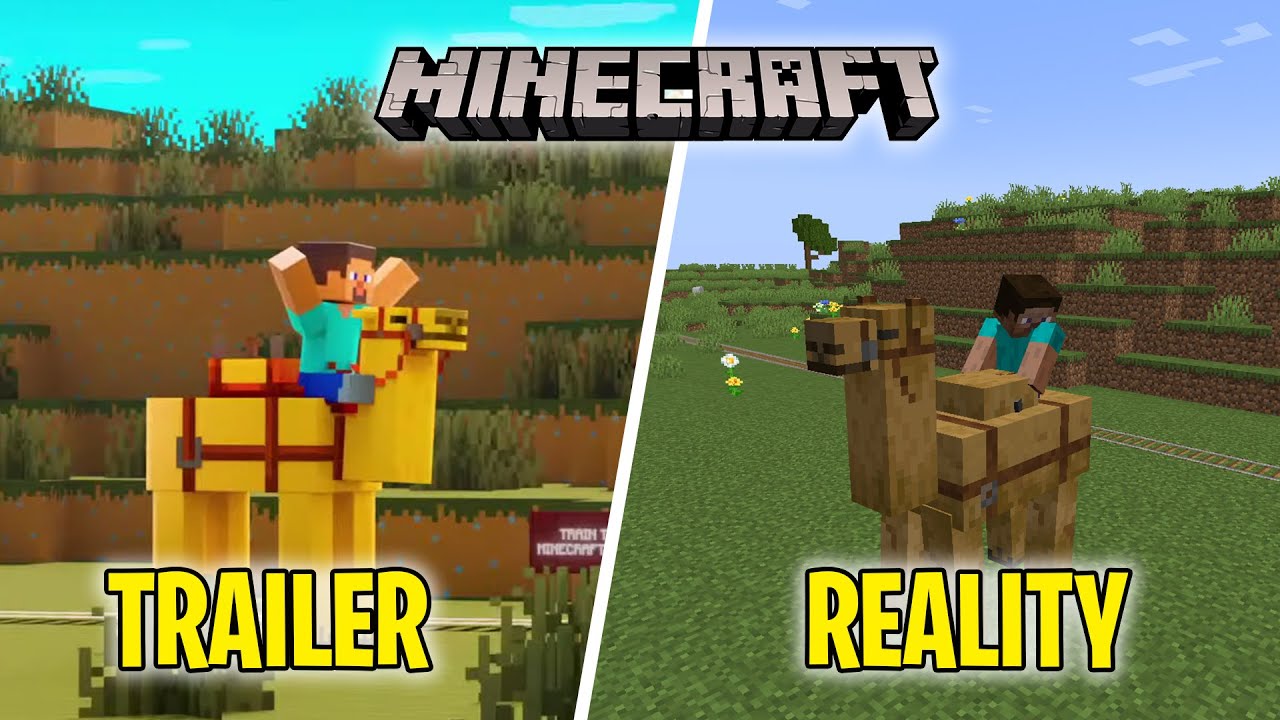 Minecraft 1.20 Trailer VS Reality - YouTube