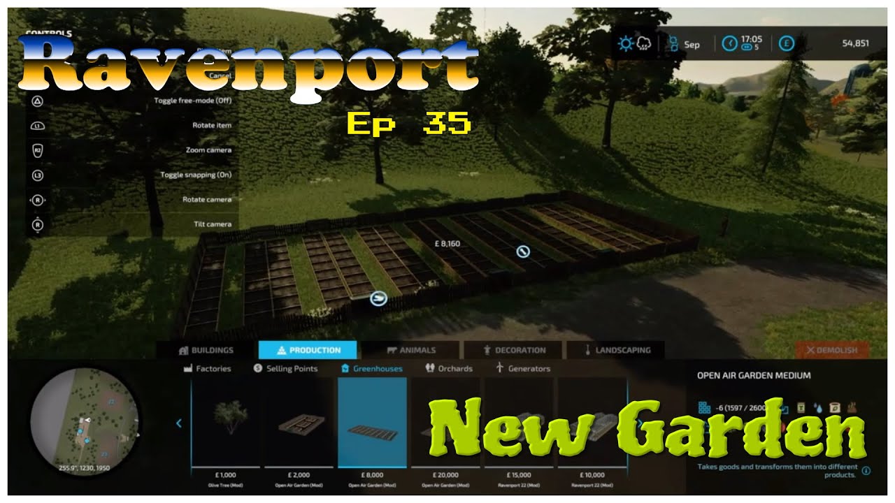 Ravenport/ FS 22/ Ep 35/ New Garden - YouTube