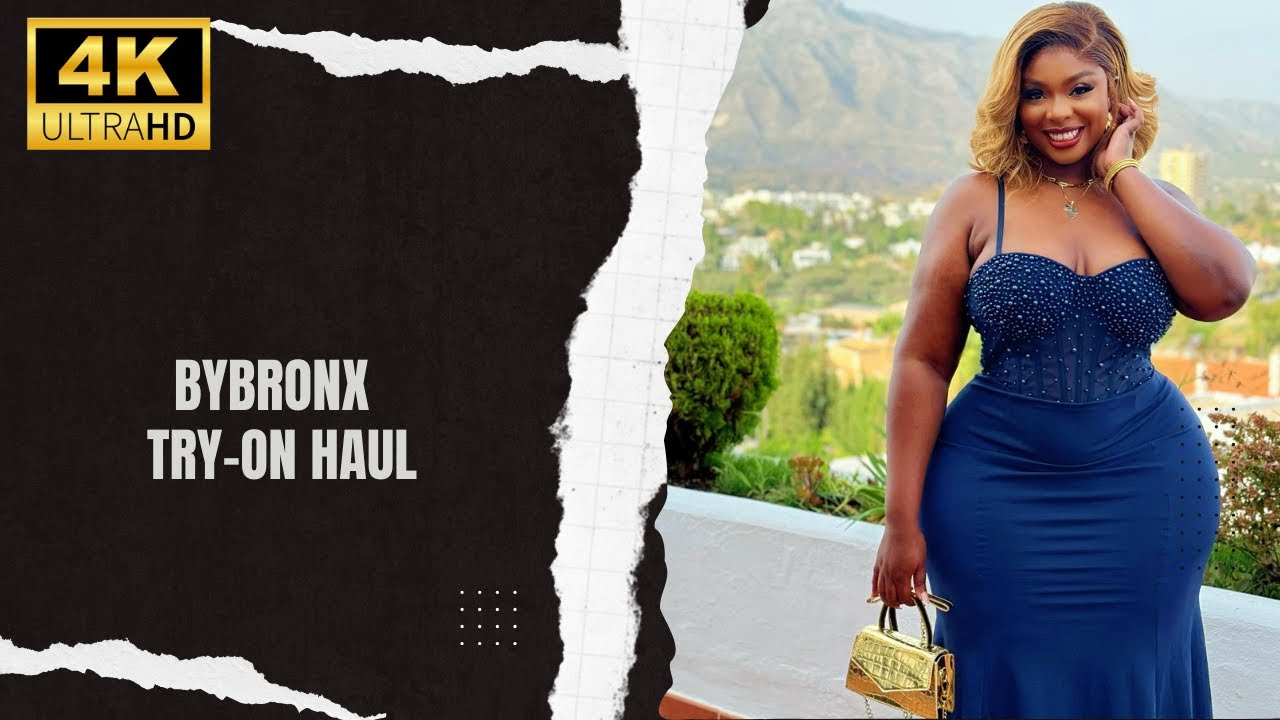Bybronx Plus Size Curvy Model - 4K Fashion Look-book - YouTube