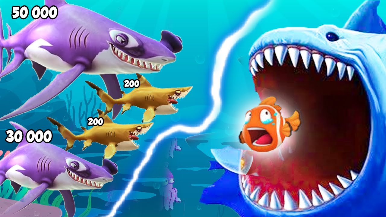 999+⭐ Hungry Shark Evolution - Shark World - The Evolution Gameplay ...