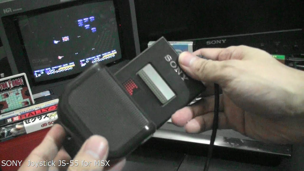 SONY Joystick JS-55 for MSX - YouTube