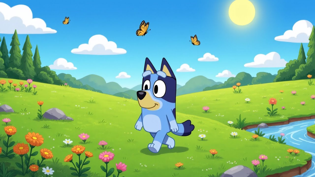 Bluey’s Sunny Walk 🌞 Lofi Beats for Gentle Mornings 🌿 Relaxing Mix Lofi ...